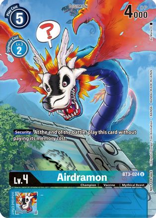 Airdramon (25th Special Memorial Pack) - Release Special Booster - Digimon Card Game