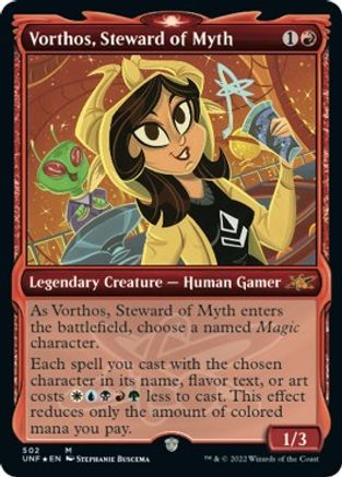 Vorthos, Steward of Myth (Showcase) (Galaxy Foil) - Unfinity - Magic ...