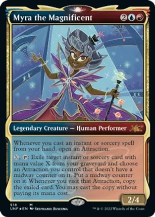 Myra the Magnificent (Showcase) (Galaxy Foil) - Unfinity - Magic: The ...