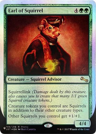 Earl of Squirrel - The List Reprints - Magic: The Gathering