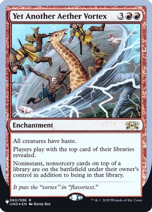 Yet Another Aether Vortex - The List Reprints - Magic: The Gathering