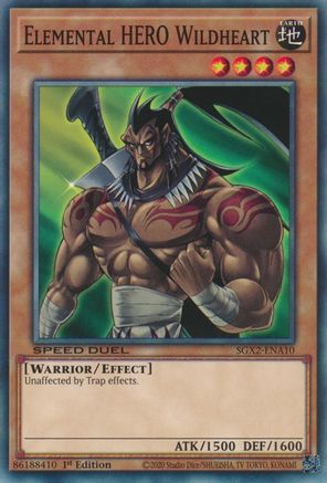 Elemental HERO Wildheart - Speed Duel GX: Midterm Paradox - YuGiOh