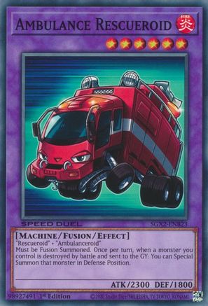 Ambulance Rescueroid - Speed Duel GX: Midterm Paradox - YuGiOh