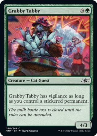 Grabby Tabby - Unfinity - Magic: The Gathering