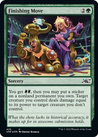 Finishing Move (Galaxy Foil) - Unfinity - Magic: The Gathering