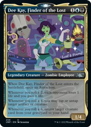 Dee Kay, Finder of the Lost (Showcase) - Unfinity - Magic: The Gathering