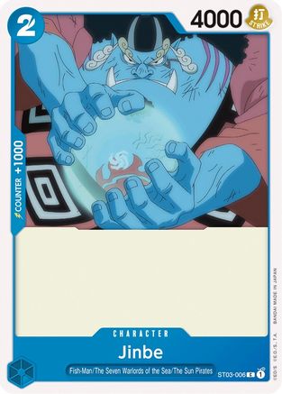 Jinbe - Starter Deck 3: The Seven Warlords of The Sea - One Piece Card Game