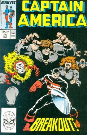 Captain America #340 (Direct) - Captain America (1968 Series) - Marvel ...