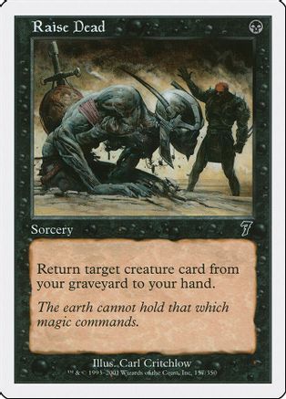 Raise Dead - 7th Edition - Magic: The Gathering