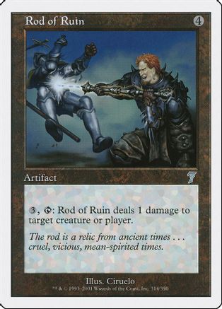 Rod of Ruin - 7th Edition - Magic: The Gathering