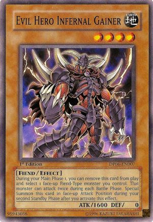 Evil Hero Infernal Gainer - Duelist Pack 6: Jaden Yuki 3 - YuGiOh