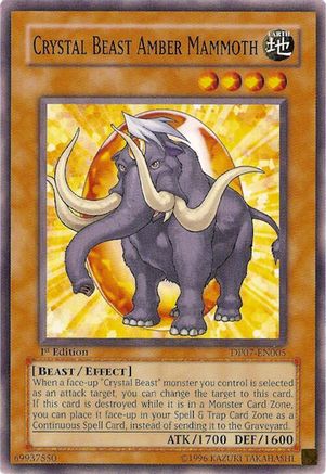 Crystal Beast Amber Mammoth - Duelist Pack 7: Jesse Anderson - YuGiOh