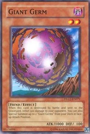 Giant Germ - Dark Legends - YuGiOh