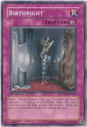 Birthright - Structure Deck: Warriors' Strike - YuGiOh