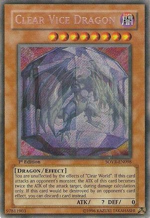 Clear Vice Dragon - Stardust Overdrive - YuGiOh