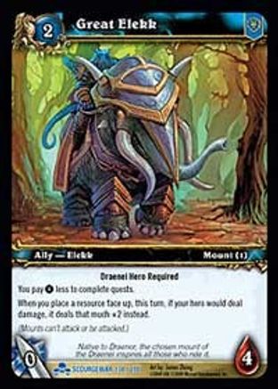 Great Elekk - Scourgewar - WoW