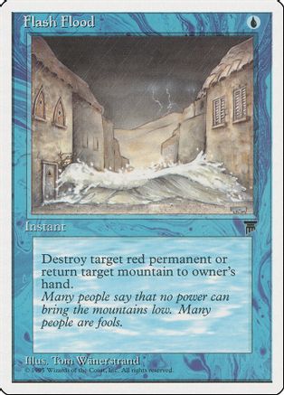 Flash Flood - Chronicles - Magic: The Gathering