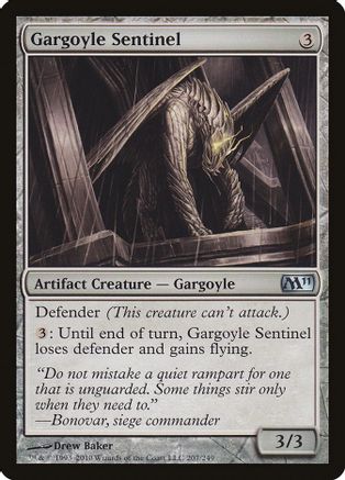 Gargoyle Sentinel - Magic 2011 (M11) - Magic: The Gathering