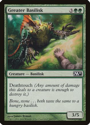 Greater Basilisk - Magic 2011 (M11) - Magic: The Gathering
