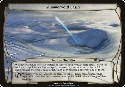 Glimmervoid Basin (Planechase) - Oversize Cards - Magic: The Gathering