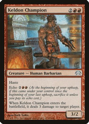 Keldon Champion - Planechase - Magic: The Gathering