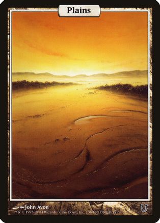 Plains - Full Art - Unhinged - Magic: The Gathering