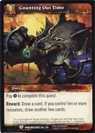 Counting Out Time - Worldbreaker - WoW