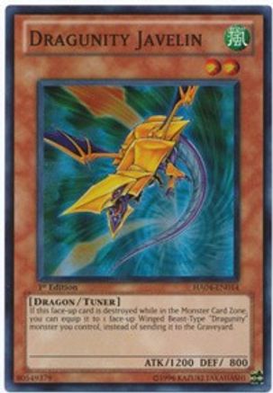 Dragunity Javelin - Hidden Arsenal 4 - YuGiOh
