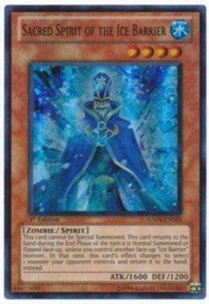 Sacred Spirit of the Ice Barrier - Hidden Arsenal 4 - YuGiOh