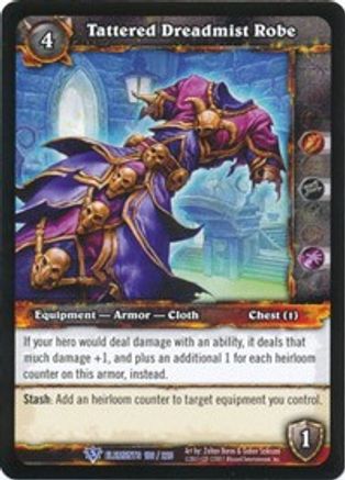 Tattered Dreadmist Robe - War of the Elements - WoW