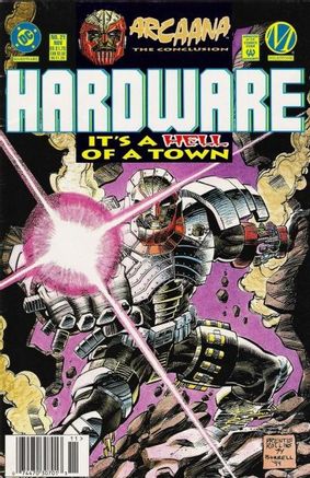 Hardware #21 (Newsstand) - Hardware (1993 Series) - DC Comics