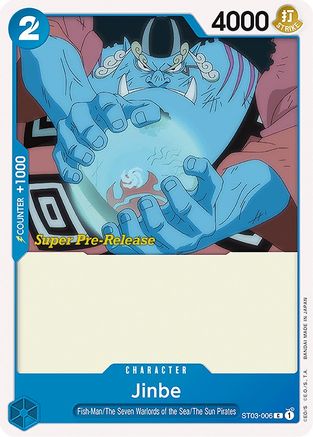 Jinbe - Super Pre-Release Starter Deck 3: The Seven Warlords of the Sea ...