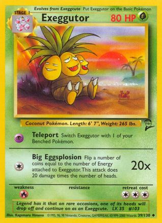 Exeggutor - Base Set 2 - Pokemon