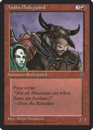 Anaba Bodyguard - Homelands - Magic: The Gathering