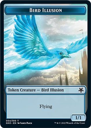 Bird Illusion // Elf Warrior Double-sided Token - Magic Game Night ...