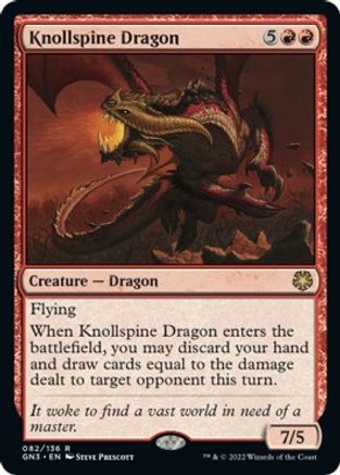 Knollspine Dragon - Magic Game Night: Free-For-All - Magic: The Gathering