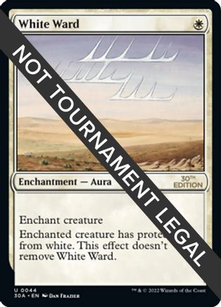White Ward - 30th Anniversary Edition - Magic: The Gathering