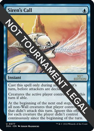 Siren's Call - 30th Anniversary Edition - Magic: The Gathering