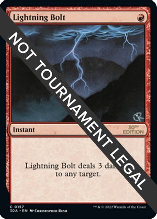 Lightning Bolt - 30th Anniversary Edition - Magic: The Gathering