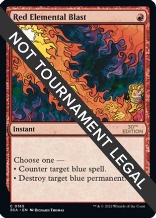 Red Elemental Blast - 30th Anniversary Edition - Magic: The Gathering