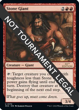 Stone Giant - 30th Anniversary Edition - Magic: The Gathering