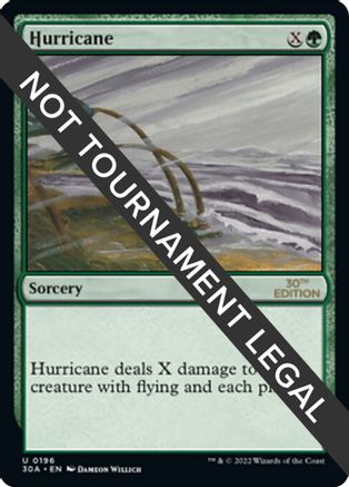 Hurricane - 30th Anniversary Edition - Magic: The Gathering