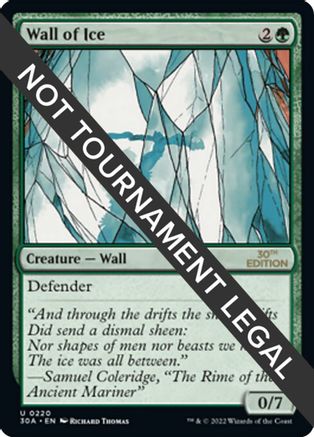 Wall of Ice - 30th Anniversary Edition - Magic: The Gathering