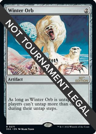 Winter Orb - 30th Anniversary Edition - Magic: The Gathering