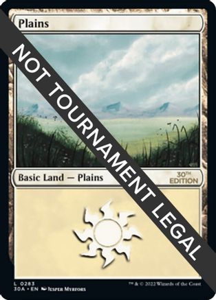 Plains (283) - 30th Anniversary Edition - Magic: The Gathering