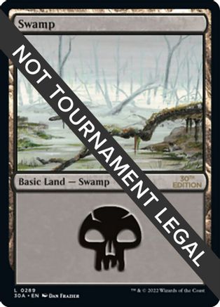 Swamp (289) - 30th Anniversary Edition - Magic: The Gathering