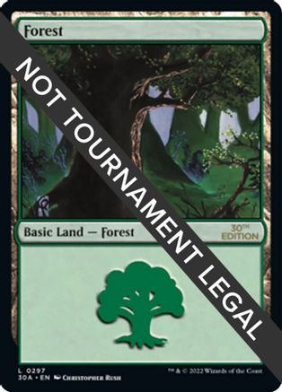 Forest (297) - 30th Anniversary Edition - Magic: The Gathering