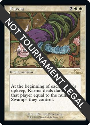 Karma (Retro Frame) - 30th Anniversary Edition - Magic: The Gathering