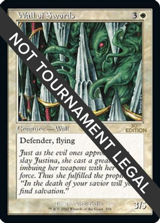 Wall of Swords (Retro Frame) - 30th Anniversary Edition - Magic: The ...