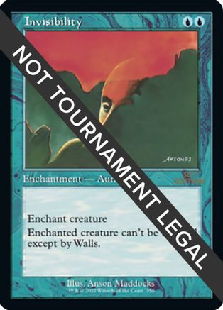 Invisibility (Retro Frame) - 30th Anniversary Edition - Magic: The ...